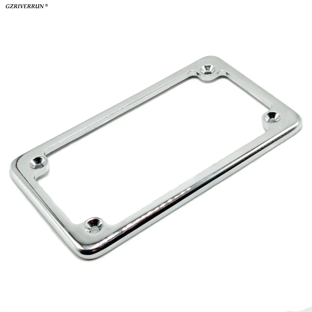 Staal Motorfiets Nummerplaat Frame 4X7Inch Chrome Enduro Motor Bike ...