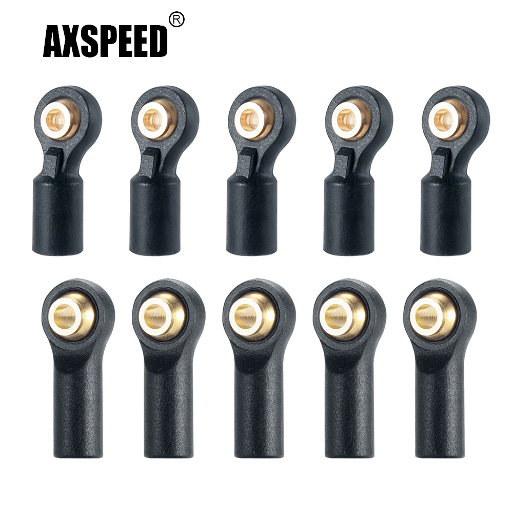 AXSPEED 10Pcs M2 Plastic Pivot Link Rod End Balls Joint Head for Axial ...
