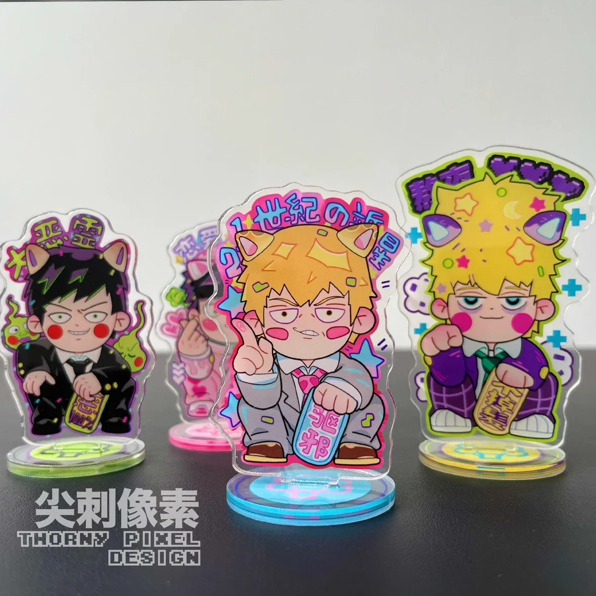 Anime-Mobu-Saiko-Hyaku-Mob-Psycho-100-Fortune-Cat-Series-placa-de-pie ...