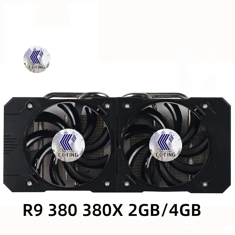 XFX R9 380 용 CCTING 2GB 4GB 그래픽 카드 AMD Radeon R9 380X 380P 2G 비디오 스크린 ...