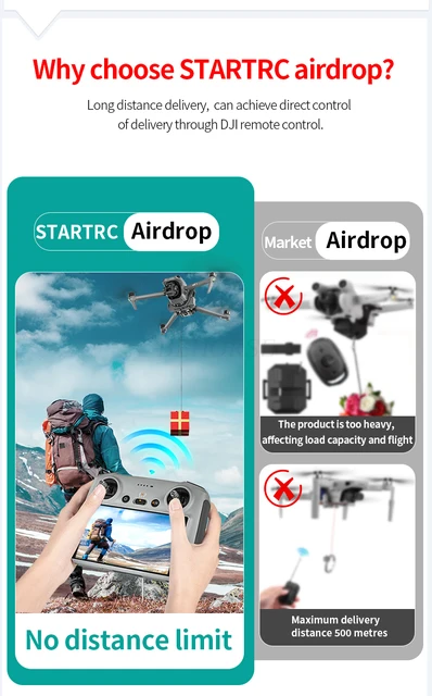 STARTRC newest Airdrop Air Dropping System Remote