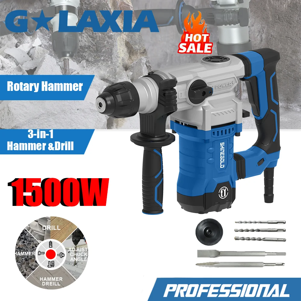 GALAXIA-220V-1500W-32mm-Rotary-Hammer-Impact-4250b-min-Max-32mm ...