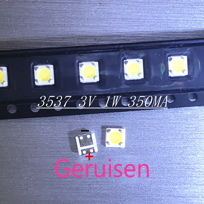 LUMENS LED Backlight 1W 3V 3535 3537 Cool white LCD Backlight for TV ...