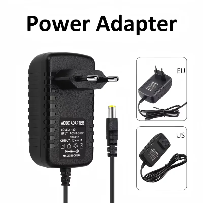 12Volt LED Power Adapter AC 110V-220V To DC 12V Power Supply ...