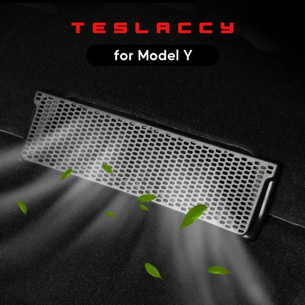 For-Tesla-Model-Y-3-Car-Air-Conditioner-Outlet-Protection-Cover-Rear ...