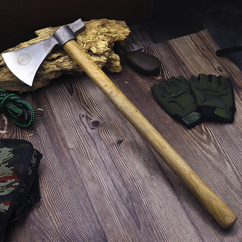 Outdoor camping flying axe Carbon steel Forged camping Niman Axe ...