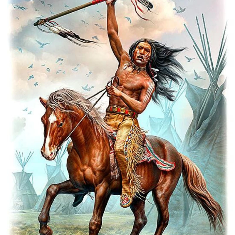 Indian-War-Resin-Figure-1-24-Scale-75mm-Assembled-Model-Kit-Unassembled ...