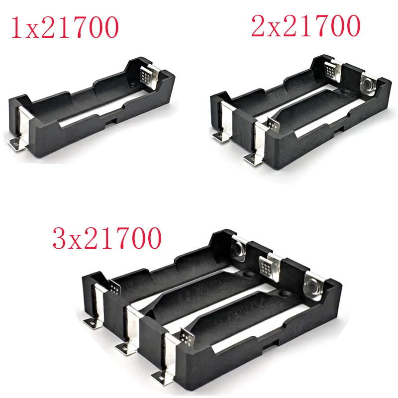 2022 New 1pcs 1 X 2 X 3 X 21700 Battery Holder Smd Battery Box 21700 ...