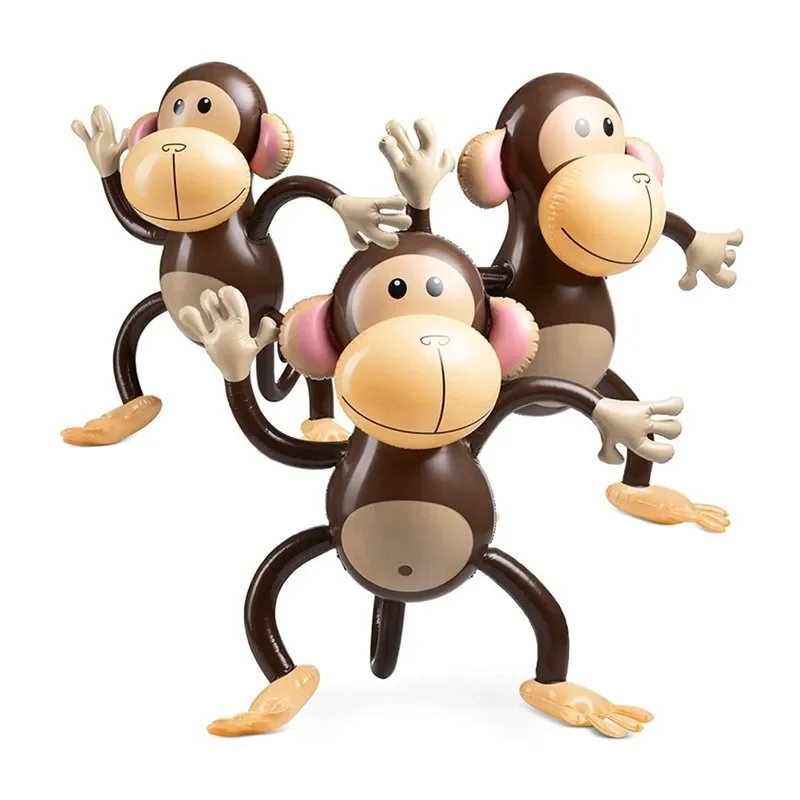 PVC-Inflatable-Monkey-Balloon-Inflatable-Animal-Monkey-Toy-Kids-Happy ...