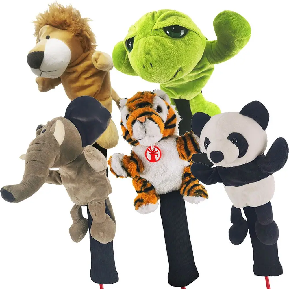 Plush-Animal-Golf-Club-Head-Covers-Long-Neck-Driver-1-3-5-Fairway-Woods ...