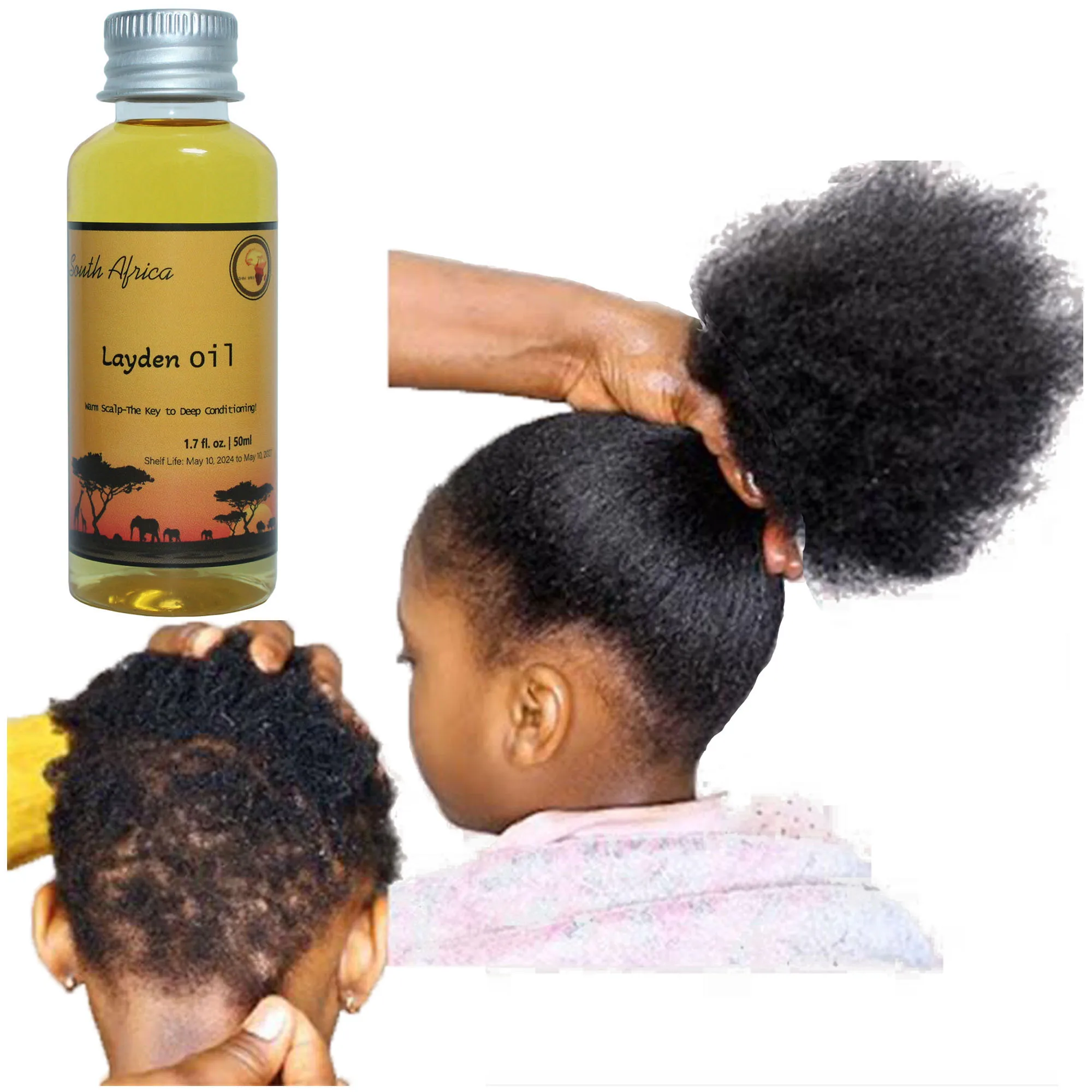 Camada-Tradicional-Africana-Nourish-Oil-Fechaduras-na-umidade ...