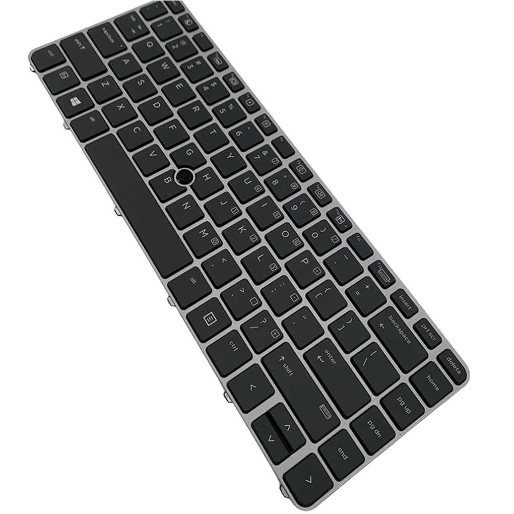 Notebook Keyboards Silver Frame Point Stick Backlit Key Board Laptop ...