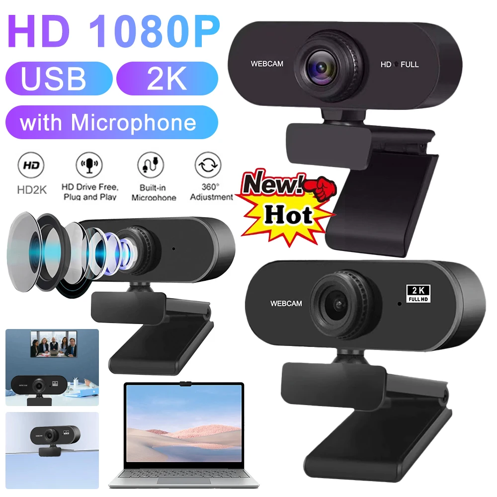 USB-HD-1080P-2K-Web-Camera-Plug-and-Play-with-Microphone-PC-Webcam ...