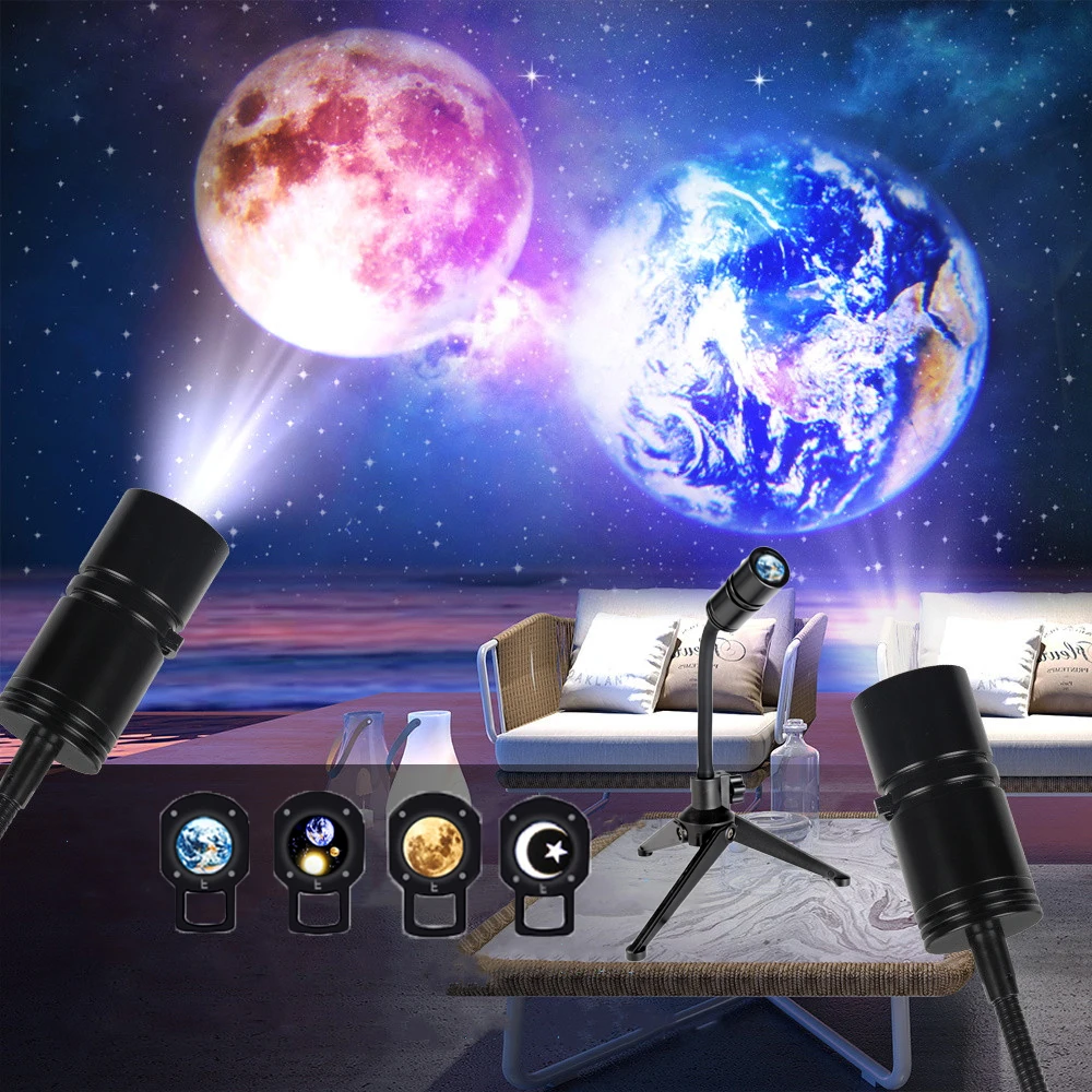 Earth-Moon-Projector-Star-Planet-Projection-Lamp-USB-4-In-1-360 ...