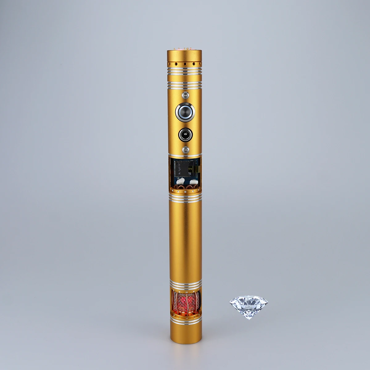 Bâton - épée - baguette,Sabre Laser RGB Smooth Swing,10 jeux de polices ...