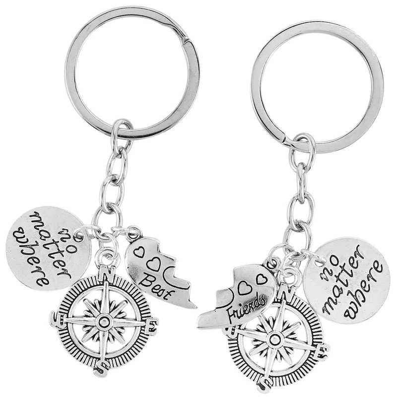 RISE-BBF-Best-Friends-Keychains-Friendship-Love-Gift-Keyrings-For-Women ...