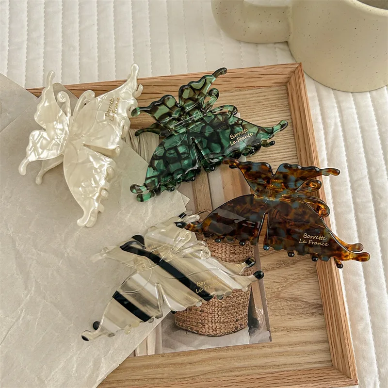 1PCS-Luxury-Artsy-vintage-French-fairy-butterfly-Grab-clip-niche-simple ...