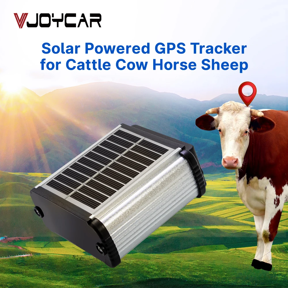 Vjoycar 2023 New Solar GPS Tracker Big Battery For Livestock Cattle ...