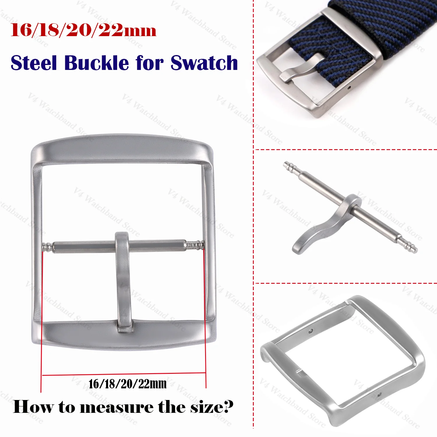 1pcs-Stainless-Steel-Buckles-for-Swatch-Clasp-16mm-18mm-20mm-22mm-Watch ...