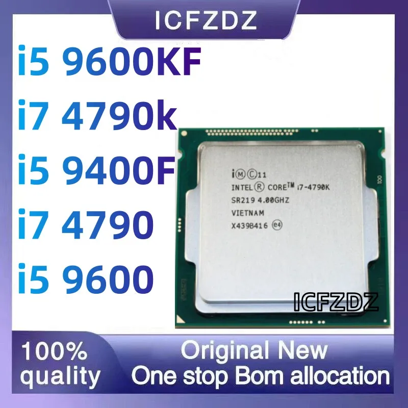 Procesador Intel Core i5 - 9600KF 100% 9400 F K i7 9700KF 9600 i3 9100f 9700 GHz usado, CPU de ...