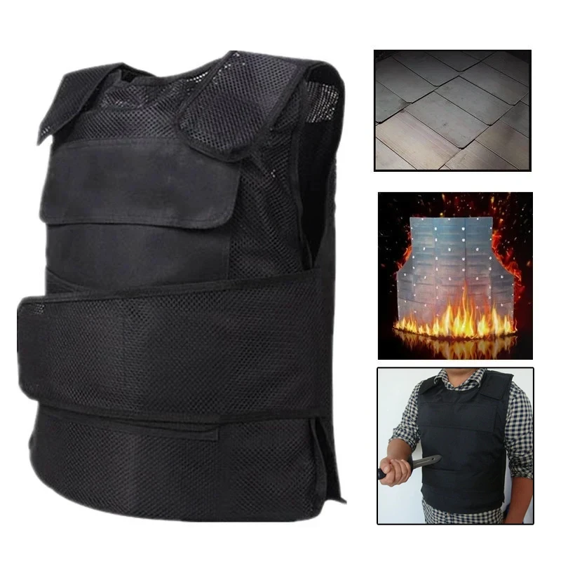 High-Manganese-Steel-Hard-Anti-stab-Vest-Outdoor-Body-Security-Helmet ...
