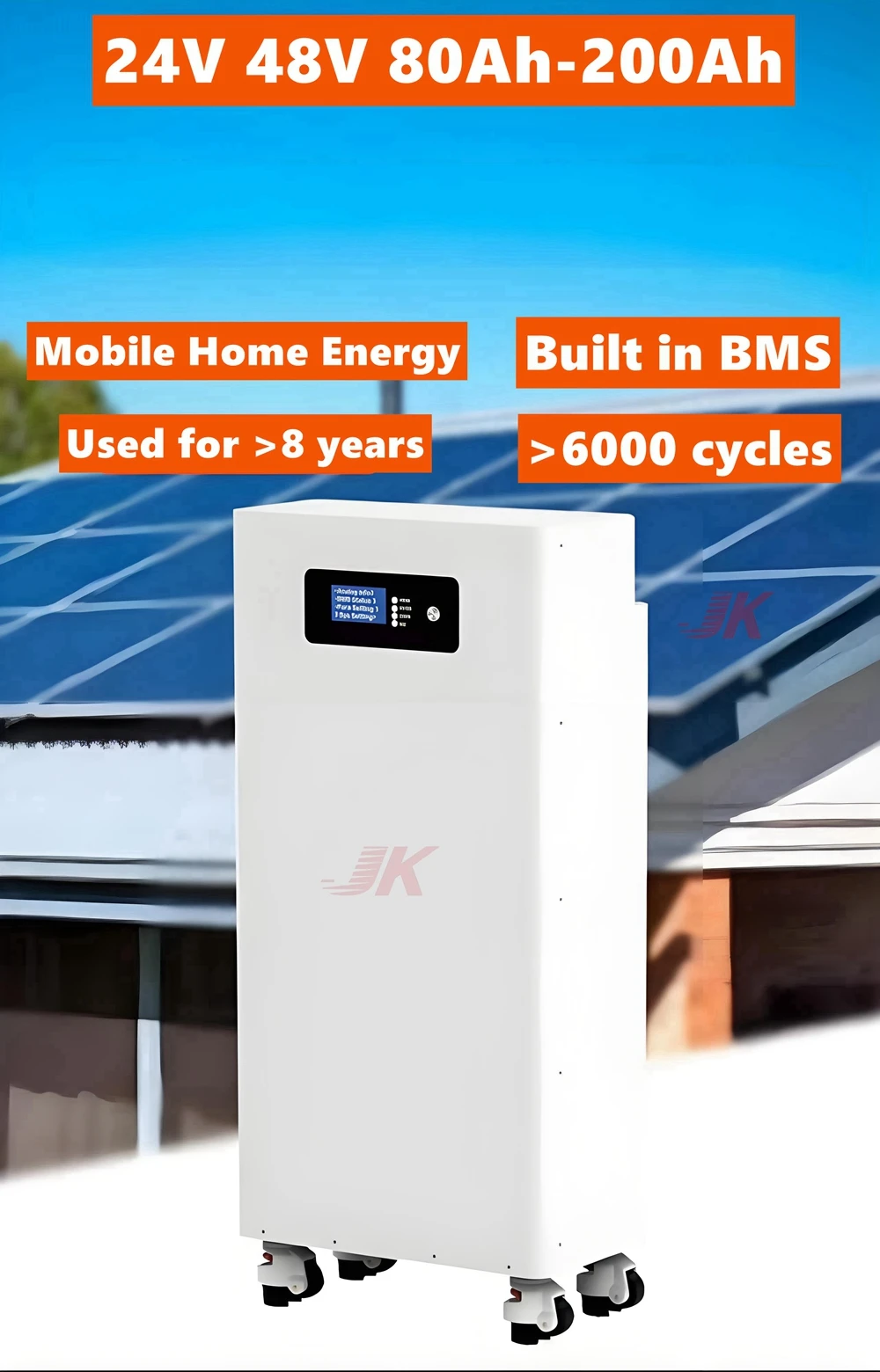 24V 48V Home Mobile Energy Storage 100Ah 150Ah 200Ah 50Ah LiFePO4 ...