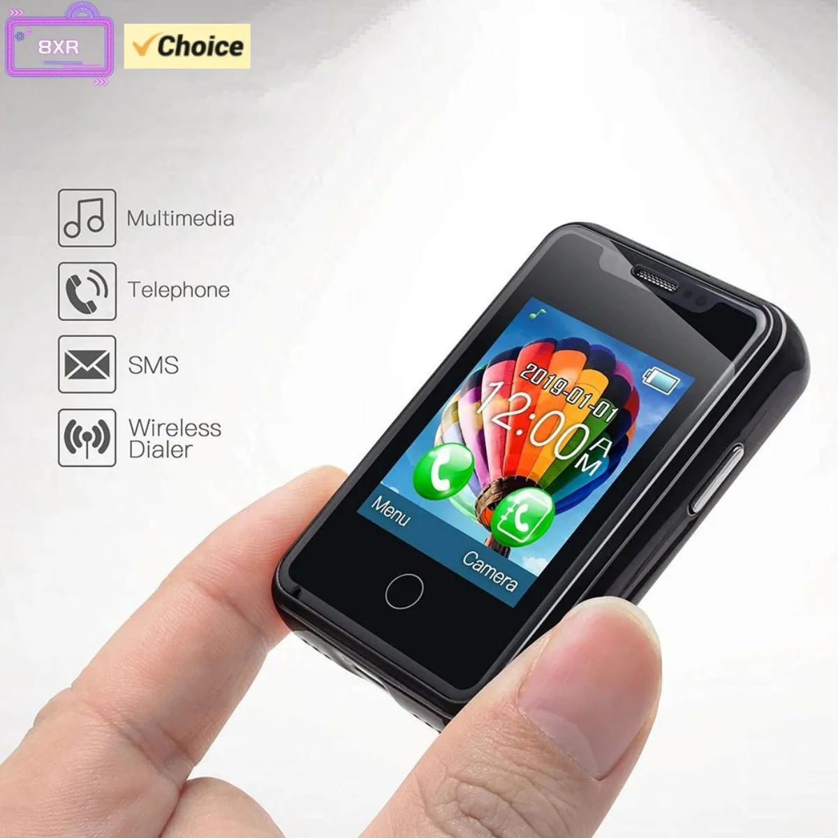 8XR-Super-Mini-Smartphone-1-77-pollici-Touch-Display-2G-GSM-telefono ...