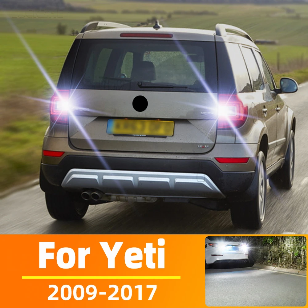 2pcs LED Reverse Light For Skoda Yeti Accessories 2009 2010 2011 2012 ...