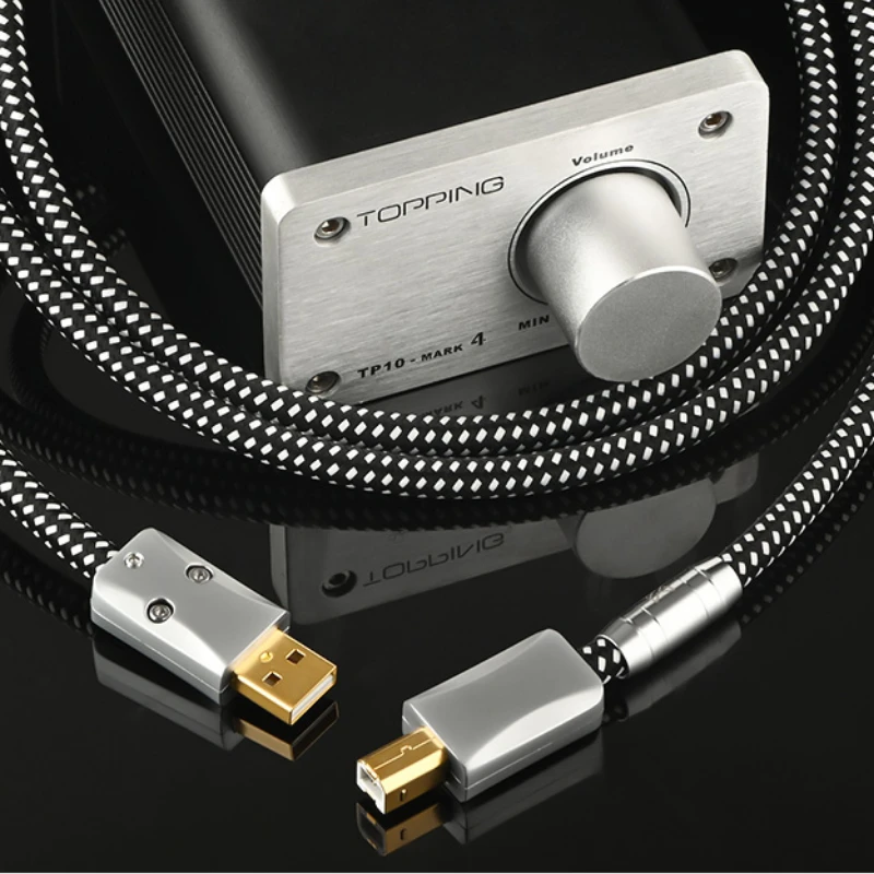 HiFi Audio OTG Decoder DAC Data Line USB to USB-B Type C Lightning Dig ...