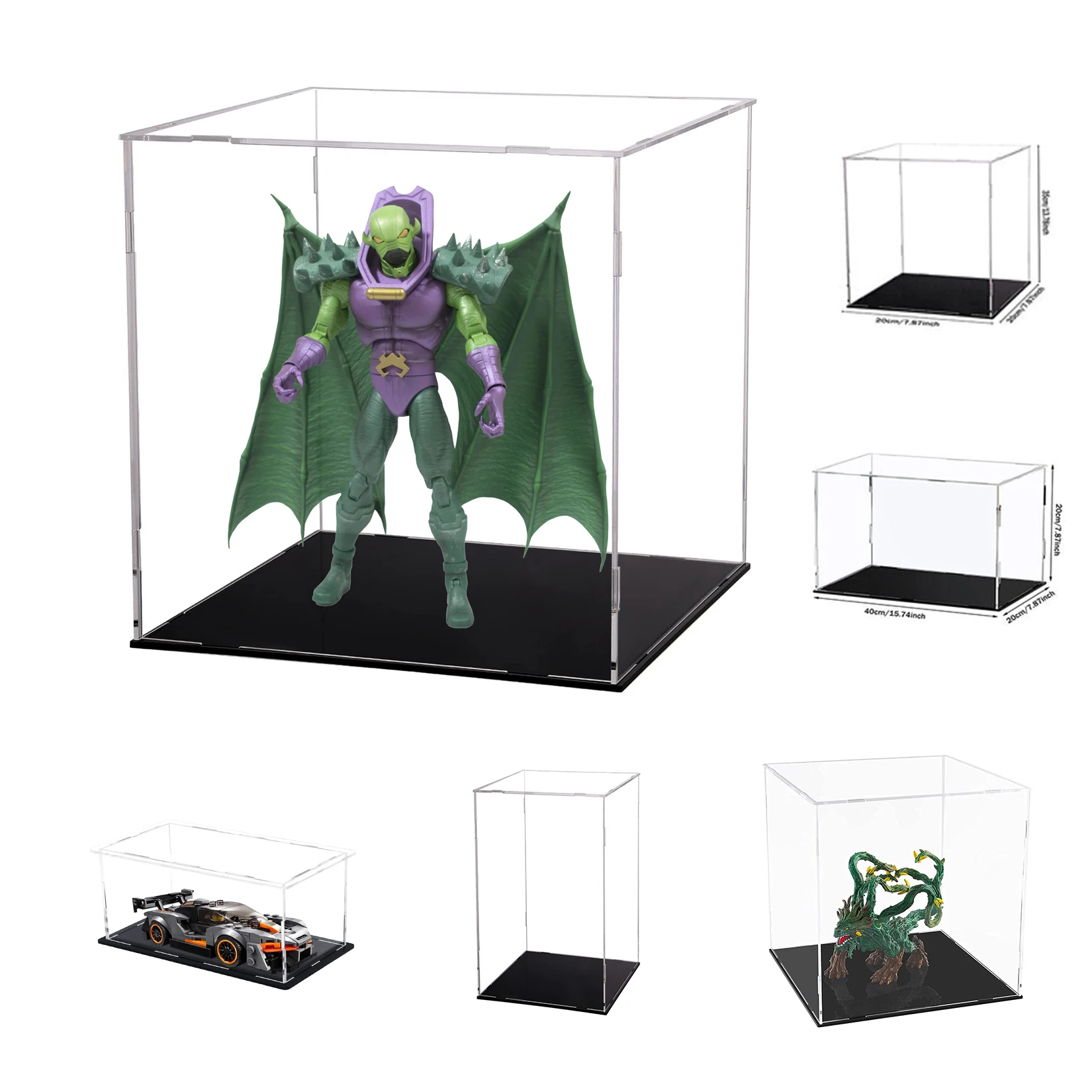 75-Size-Display-Case-for-Collectibles-Assemble-Clear-Acrylic-Box ...