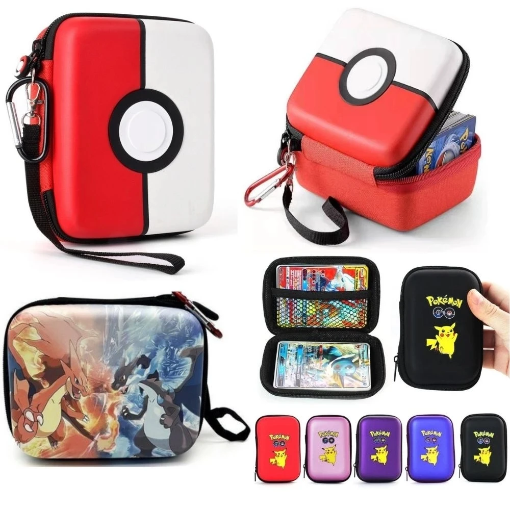 Caja de Cartas Pokémon Metal y Oro, Juego de Naipes en Español con ...