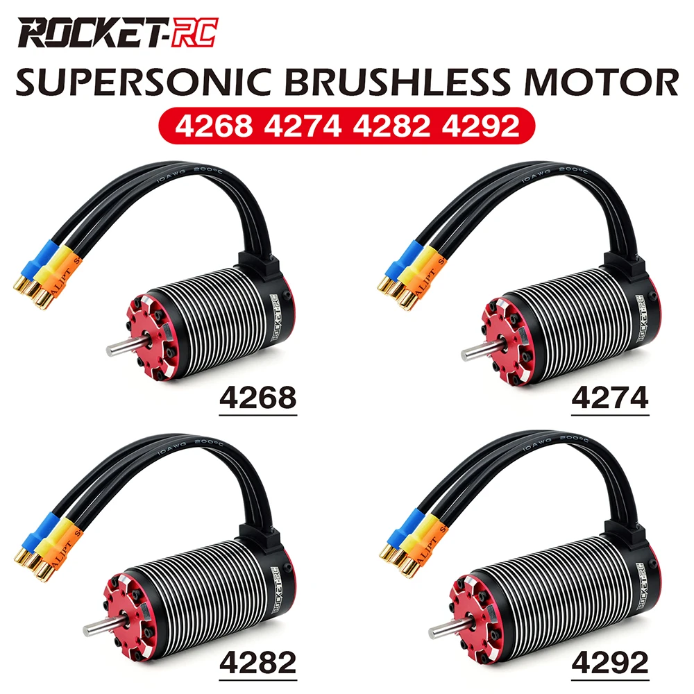 Surpass Hobby Rocket-RC Brushless Motor 4268 4274 4282 4292 for 1/8 1/7 ...