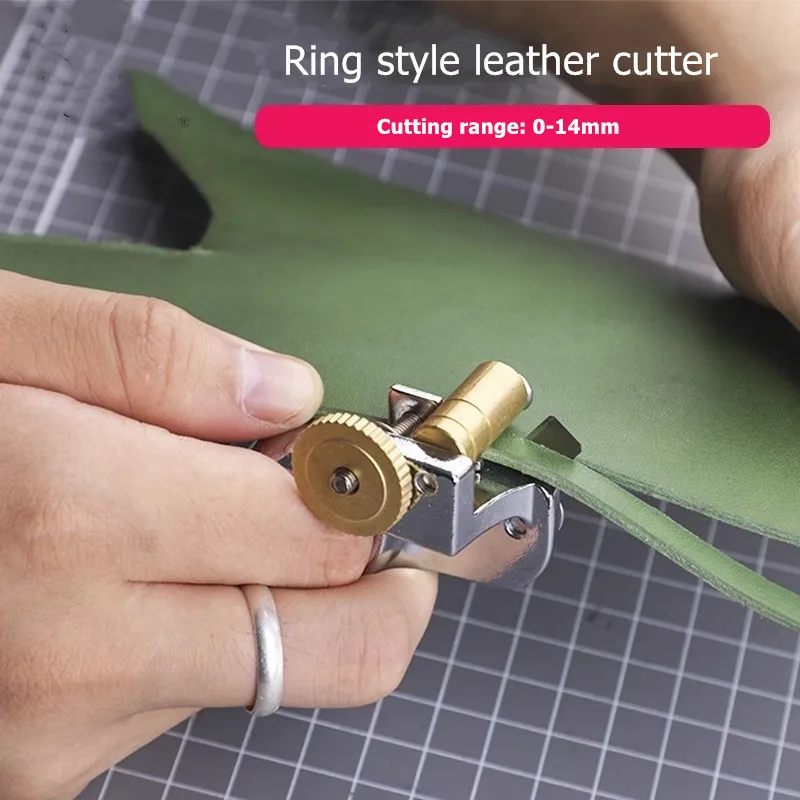 Leather Strips Cutter Machine, Portable Ring-Type Belt Leather Cutting ...