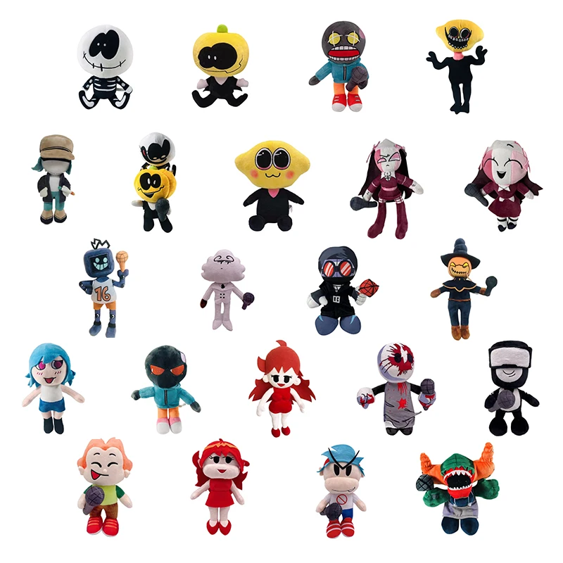 Hot Game Friday Night Funkin Plush Toys Garcello Whitty Spooky Spooky ...