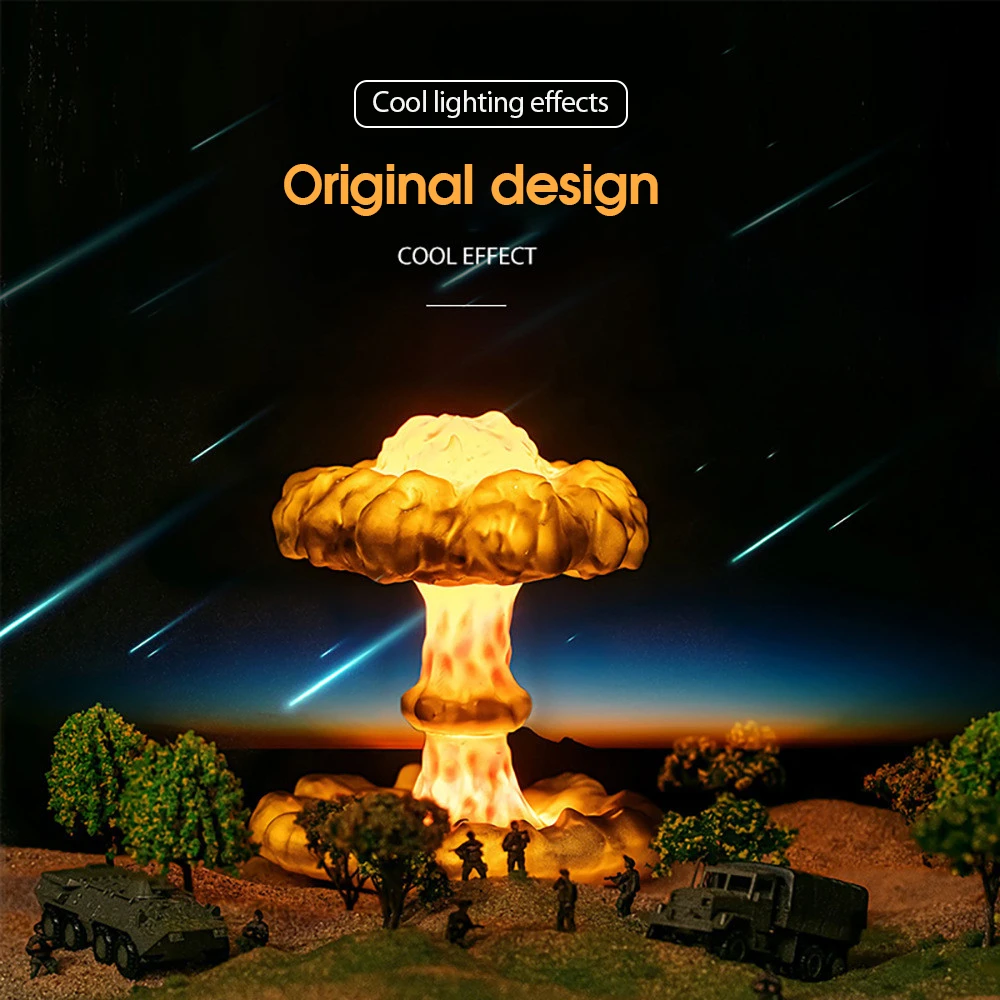 Nuclear Explosion Mushroom Cloud Creative Decorative Lamp Collection ...