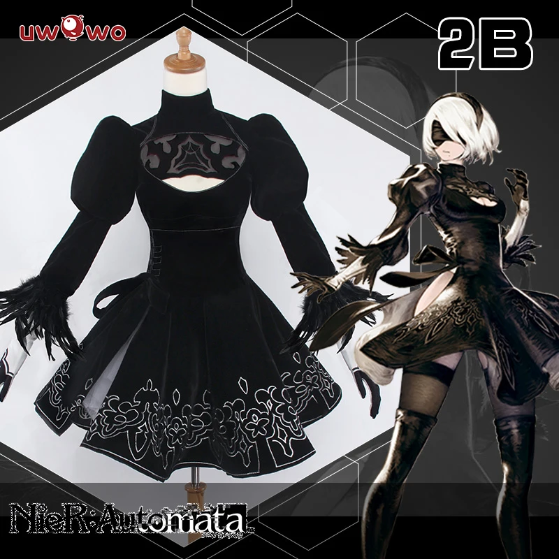 UWOWO Game Nier: Automata Yorha 2B Cosplay Costume Luxurious No.2 Type ...