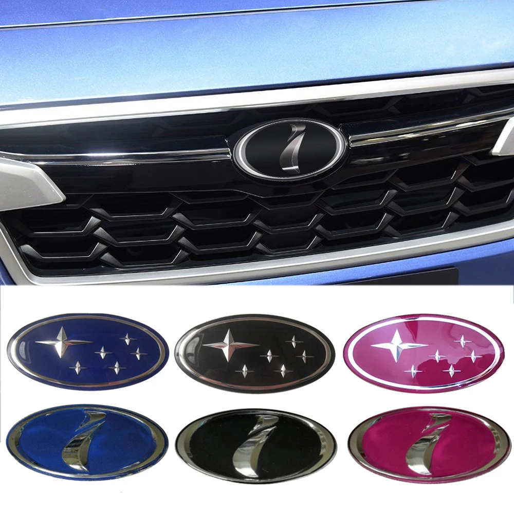 Acrylic-Car-Front-Hood-Emblem-Sticker-Auto-Rear-Badge-Trunk-Logo-Decal ...