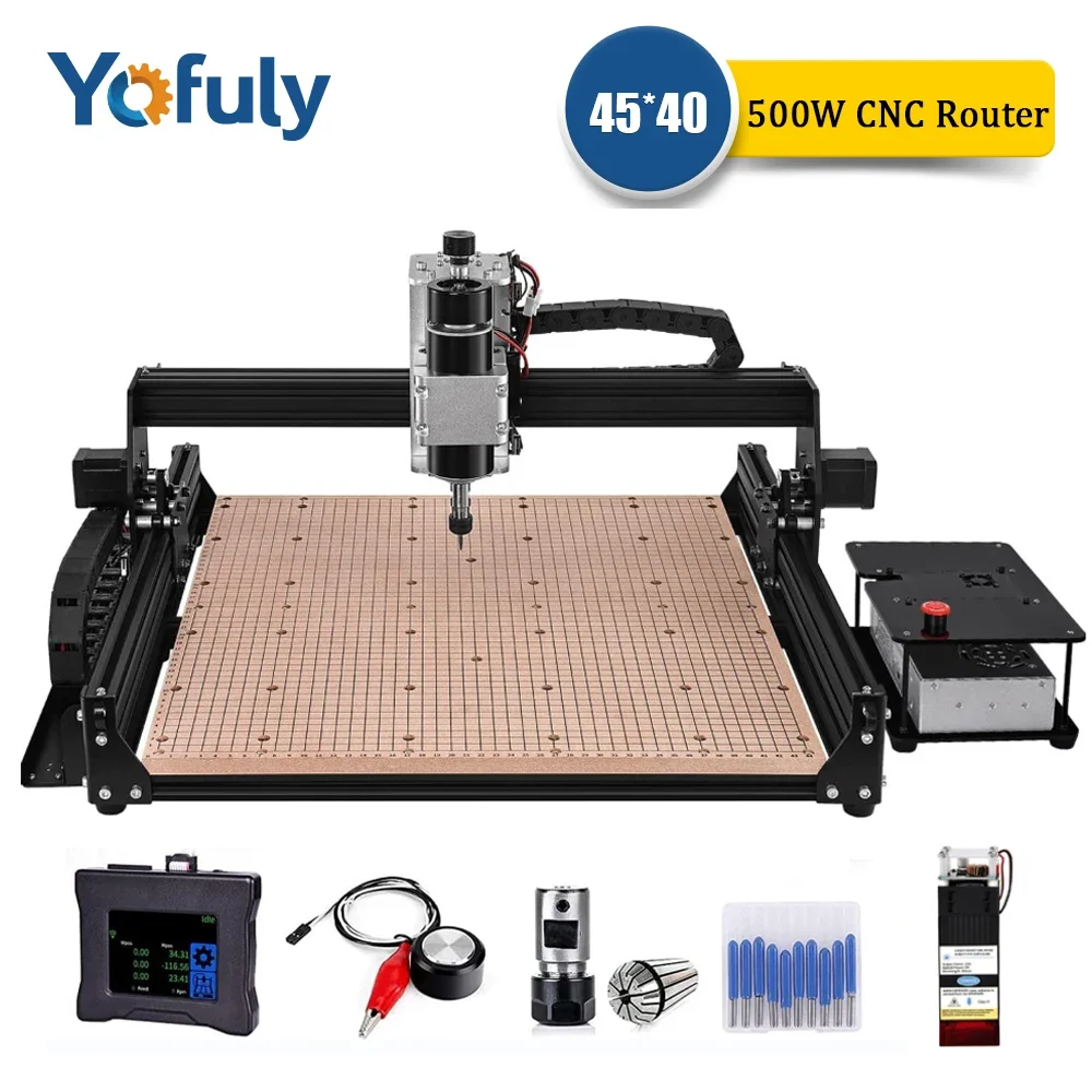 CNC-4540-Fresadora-Madeira-Router-3-Eixos-DIY-M-quina-De-Gravura-GRBL ...