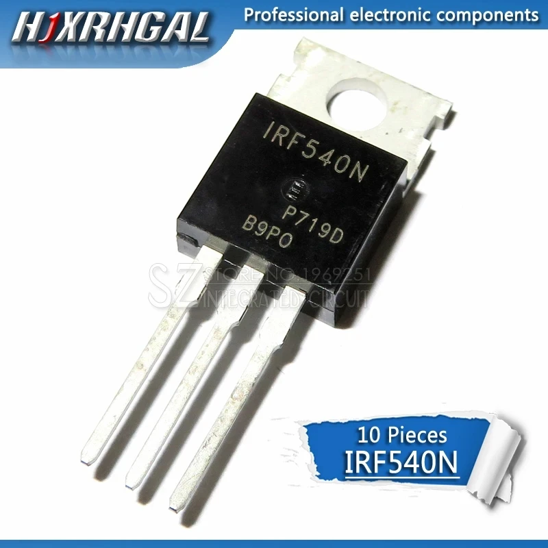 10PCS-IRF510-IRF520-IRF540-IRF640-IRF740-IRF840-Transistor-TO-220-TO220 ...