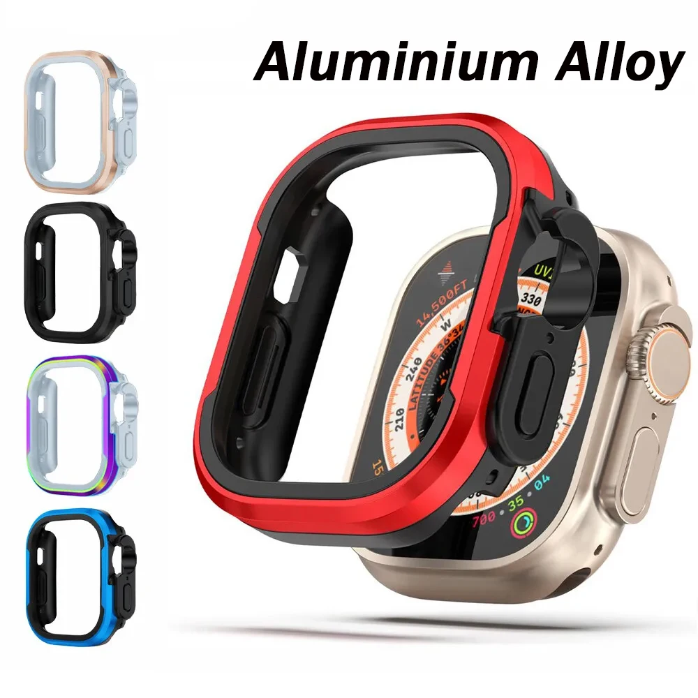 Cover-For-Apple-Watch-Case-Ultra-2-49mm-Screen-protector-Aluminium ...