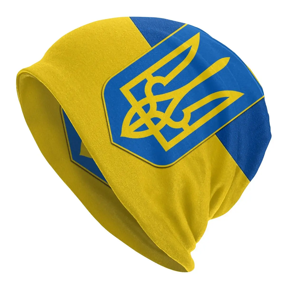 Unisex-Bonnet-Homme-Knitted-Hats-Flag-Of-Ukraine-Beanie-Cap-Outdoor ...