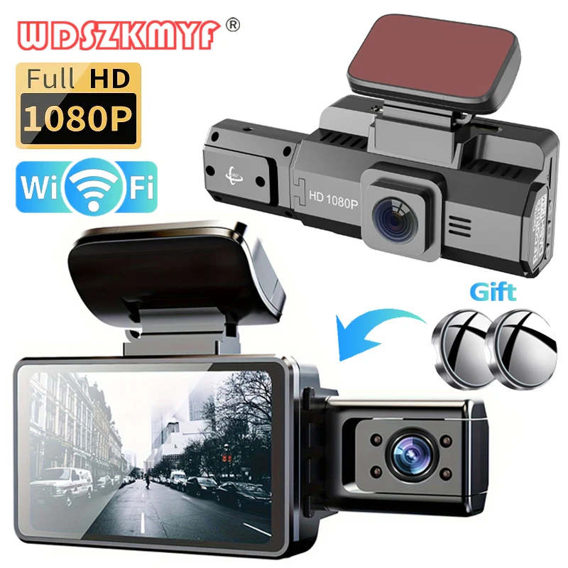 Car DVR Dual Camera 1080P Dash Cam for Cars 3Inch WIFI Vehicle Recorder ...