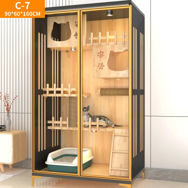 Modern-new-design-indoor-large-space-durable-multi-layer-Wooden-Cat ...
