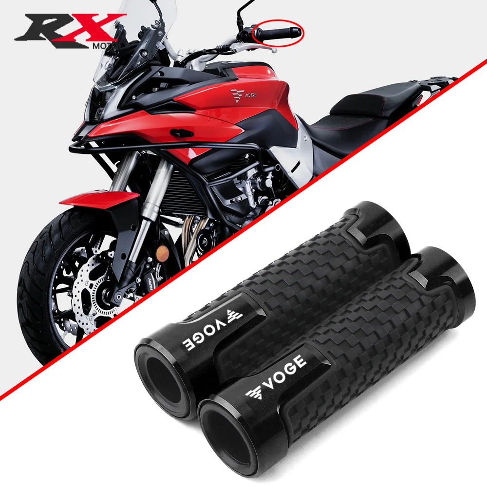 22mm-7-8-CNC-Aluminum-Rubber-Motorcycle-Anti-Skid-Handle-Grips-grips ...