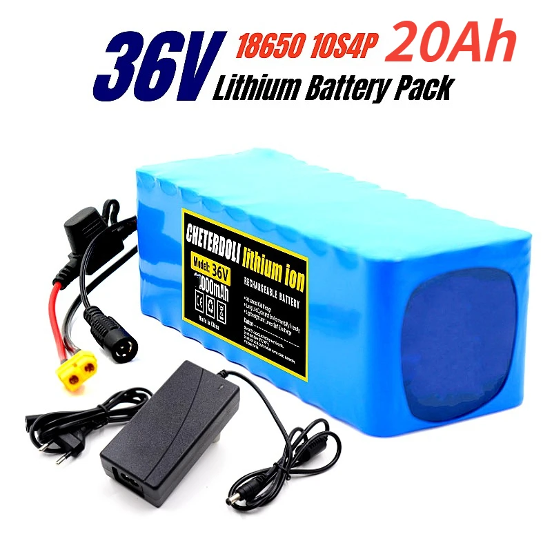 10S4P-36V-20000mAh-Electric-Scooter-Lithium-Battery-18650-battery-pack ...