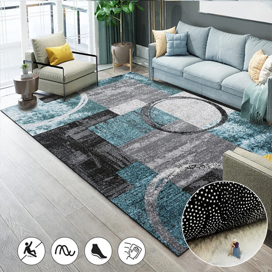 Nordic Abstract Rendering Carpets for Living Room Decoration Home Area ...