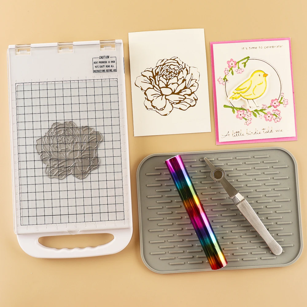 Hot-Stamping-Foil-Machine-Press-Paper-Couro-Tecido-Grava-o-Transfer ...