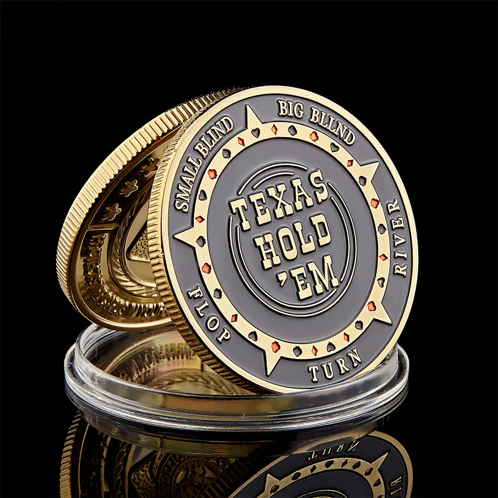 USA-Texas-Hold-em-Flop-Turn-River-Big-Small-Blind-Poker-Chip-Guards ...