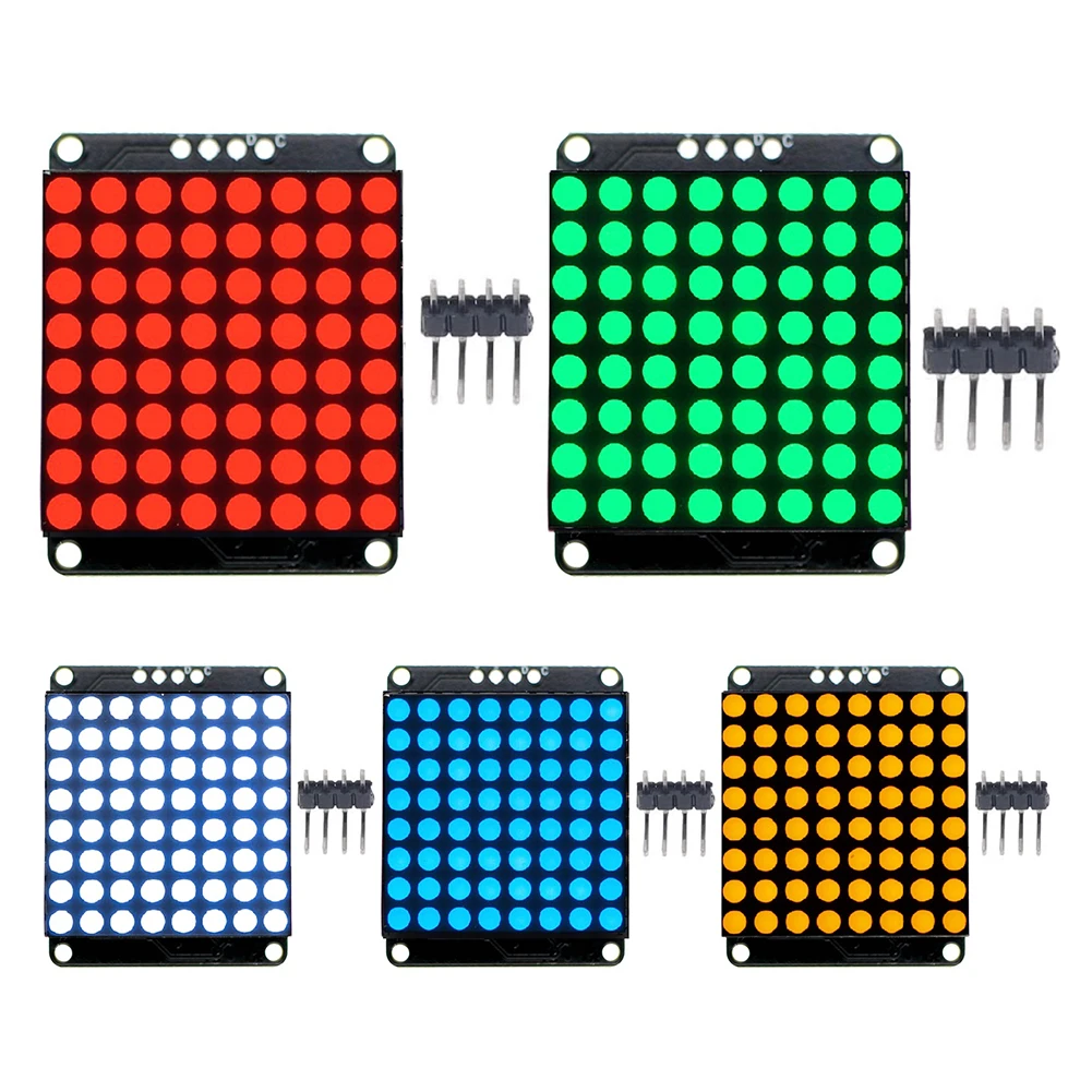 8x8-HT16K33-Dot-Matrix-Module-Red-Light-Microcontroller-Module-Display ...