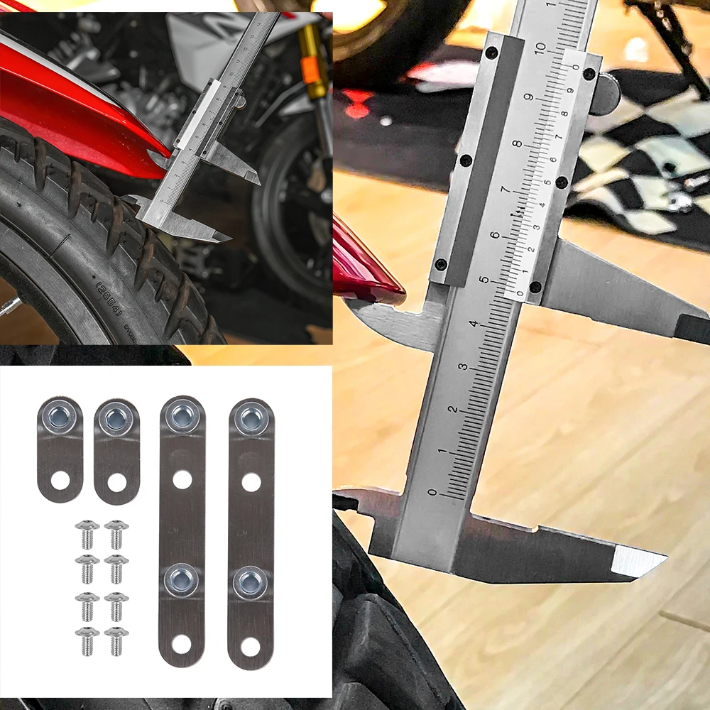 Adjustable-Motorcycle-Front-Fender-Riser-Height-Adapter-Rising-Kit-For ...